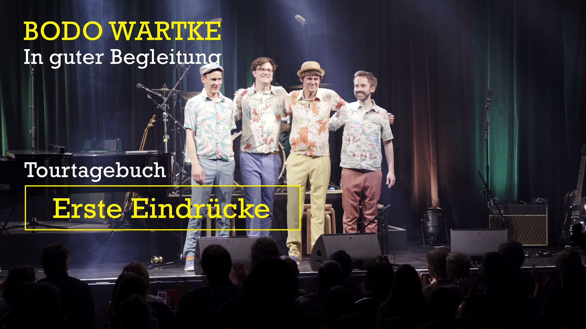 Bodo Wartke - Medien - Tourtagebuch #1 - Erste Einblicke